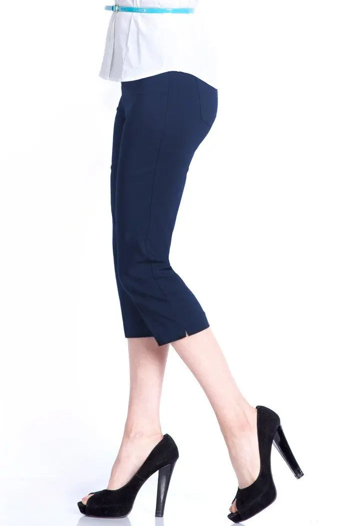 SlimSation- Capri Pants Navy - For the Love of Golf Naples